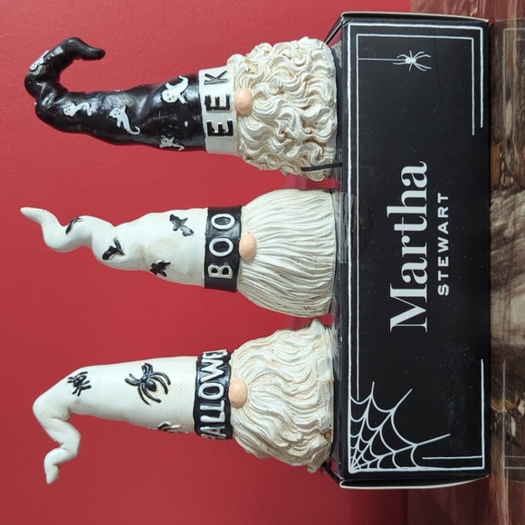 Martha Stewart | Accents | Martha Stewart Witch Gnomes Halloween Boo ...